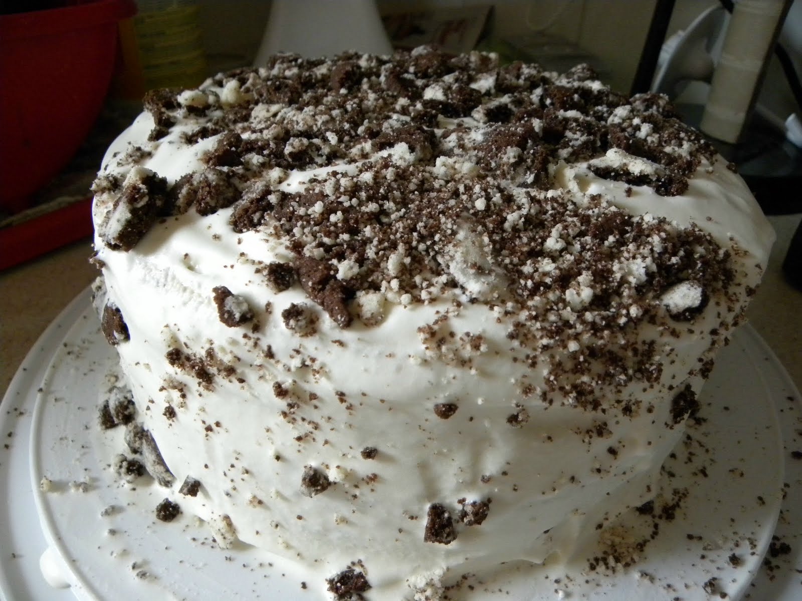Cookin' with Super Pickle: Oreo Mint Ice Cream Cake
