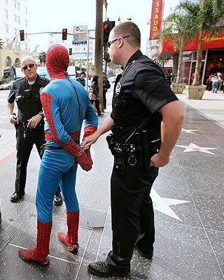 Intrepid Ideas: Spidey Goes to Jail! Spiderman in cuffs?