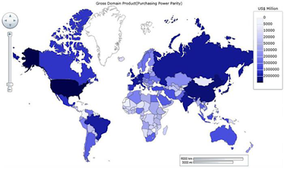 Lots Of Maps!: Unstandardized Choropleth Map