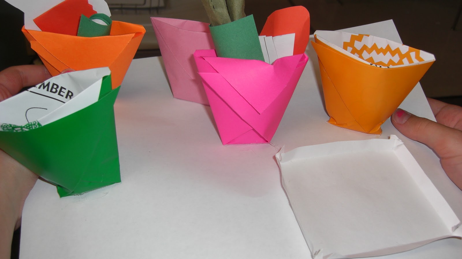 Art at Edison: We began our year exploring what we can do with paper!