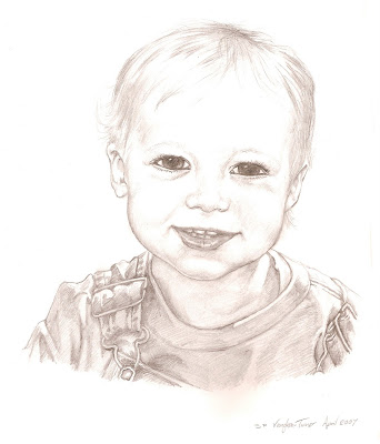 Drawing from experience...: Our young lad
