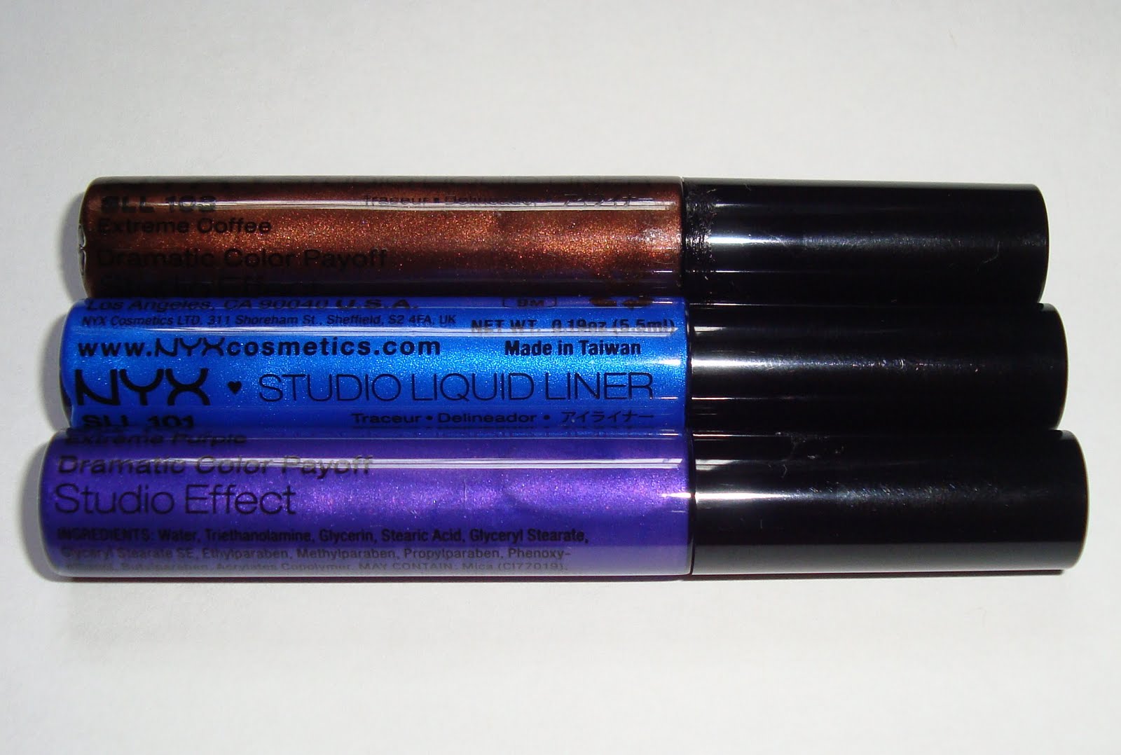 One Girl's Passion For Makeup: Review: NEW NYX Studio Liquid Liner