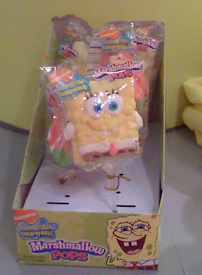 SpongeBob Is EveryWhere: SpongeBob is on marshmallow pops