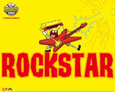 SpongeBob Is EveryWhere: SpongeBob is a rock star