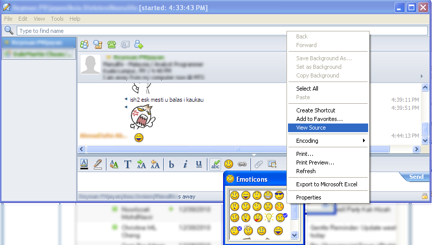 Macam mana nak tambah emoticon dalam sametime | Tips dan info untuk ...
