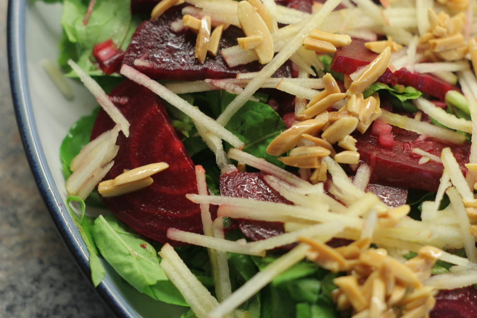 Four seasons of food: Beet and apple salad