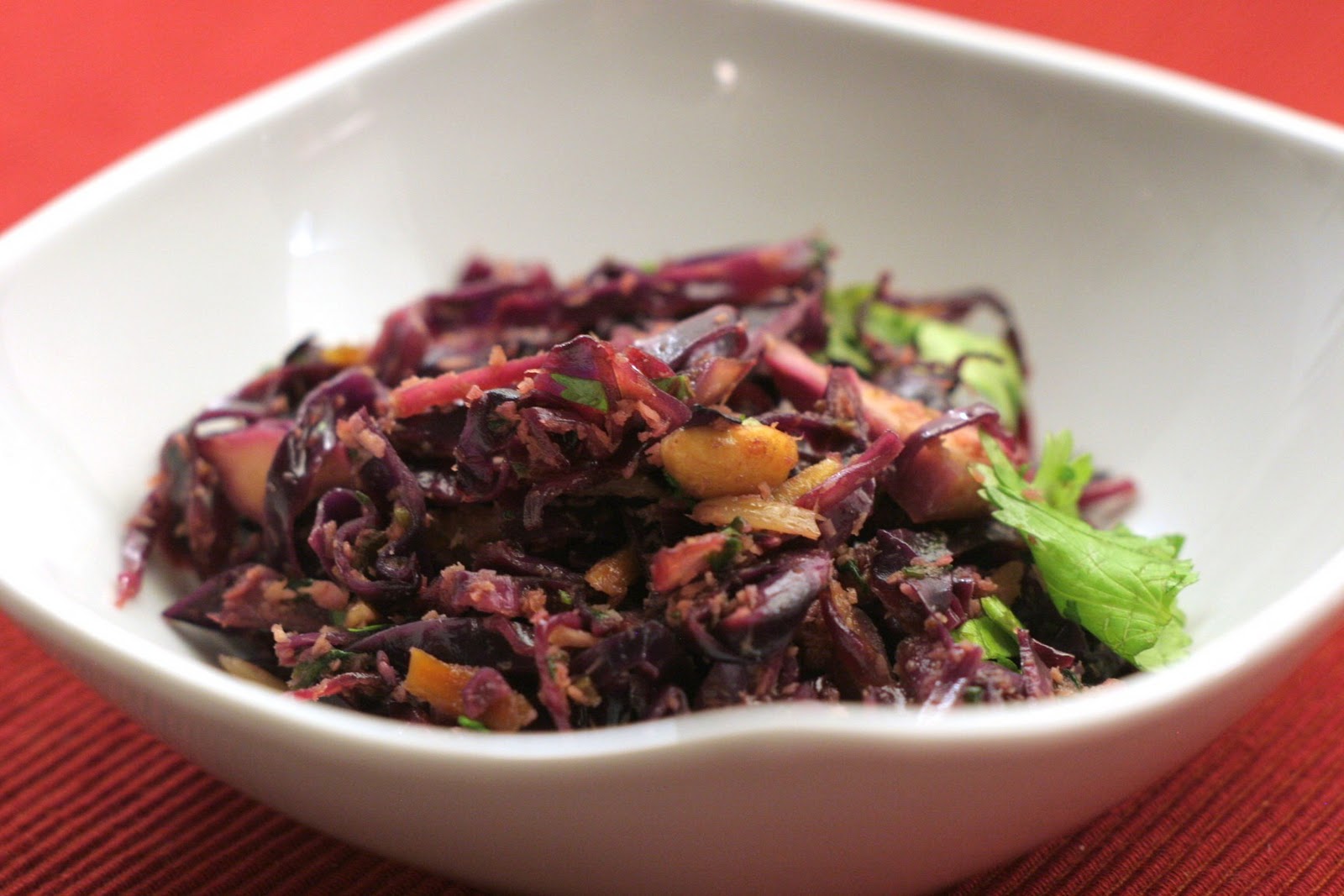 Four seasons of food: Indian cabbage slaw