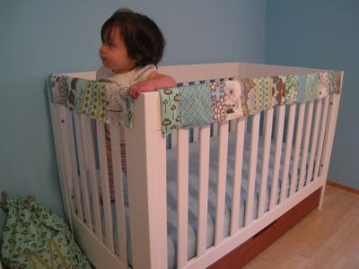 CRAFTIVISION: Quilted Crib Rail Cover