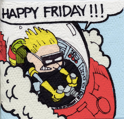 Lunch Napkin Art: Spaceman Spiff