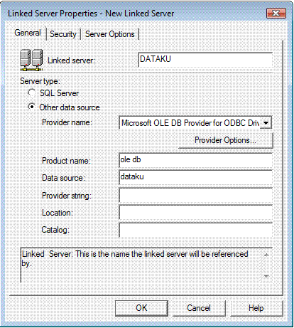 berdoa & berusaha: Membuat Link Server pada MS SQL