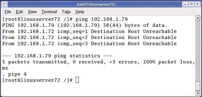A Guide To RedHat Linux: Network diagnostics: Using Ping