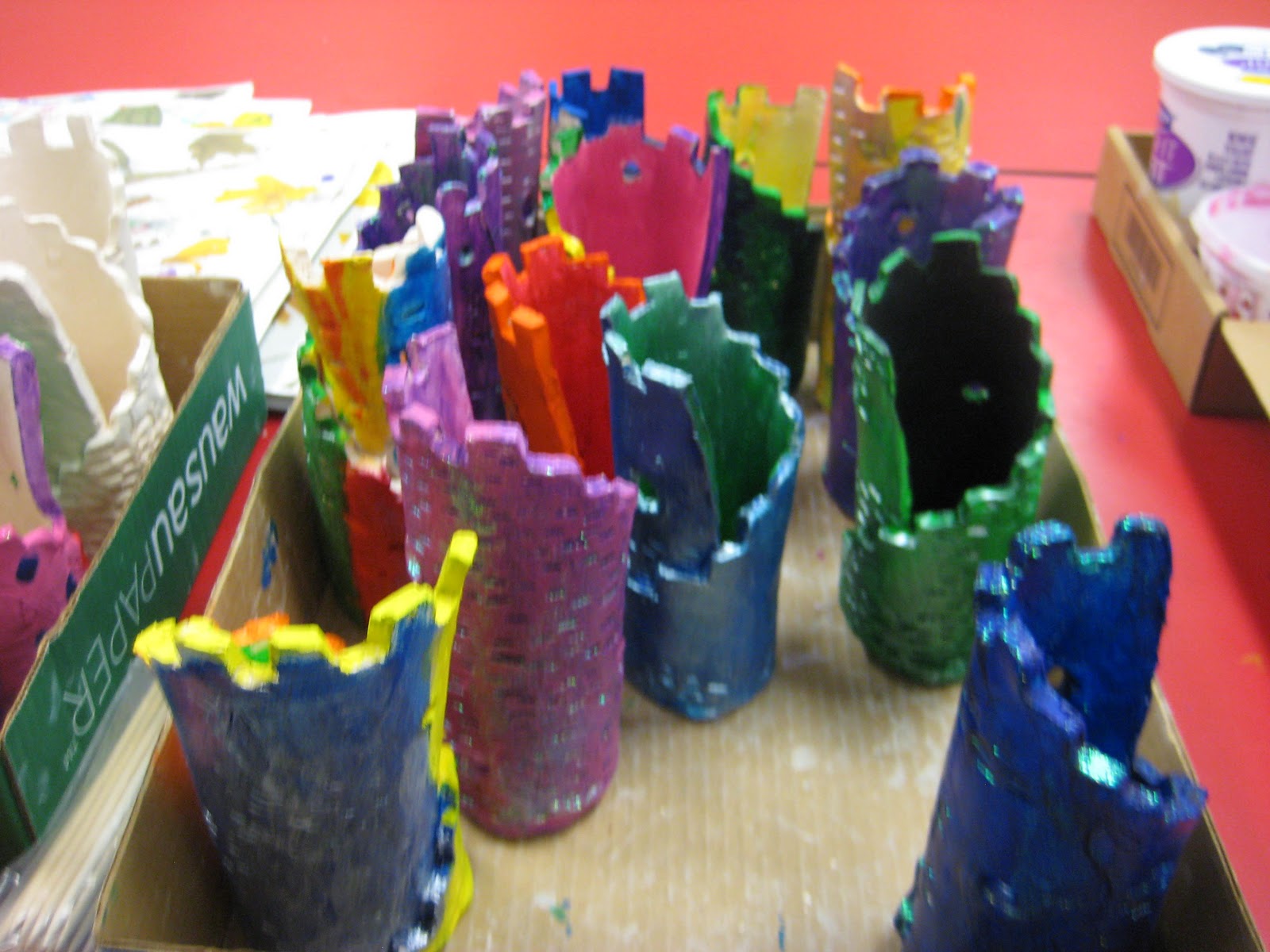 Why Walk When You Can Fly?: Fifth Grade Art Club Clay Castles