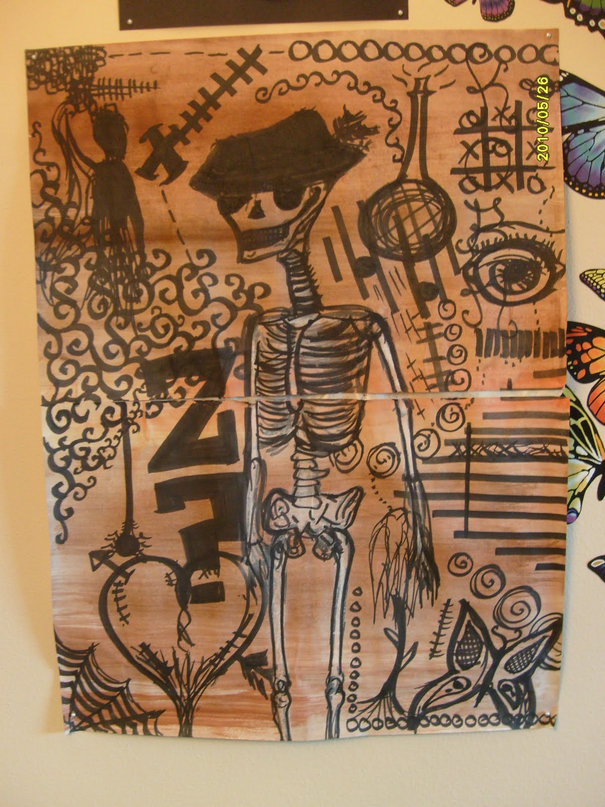 These Useless Pretty Things: Z? Skeleton Collage