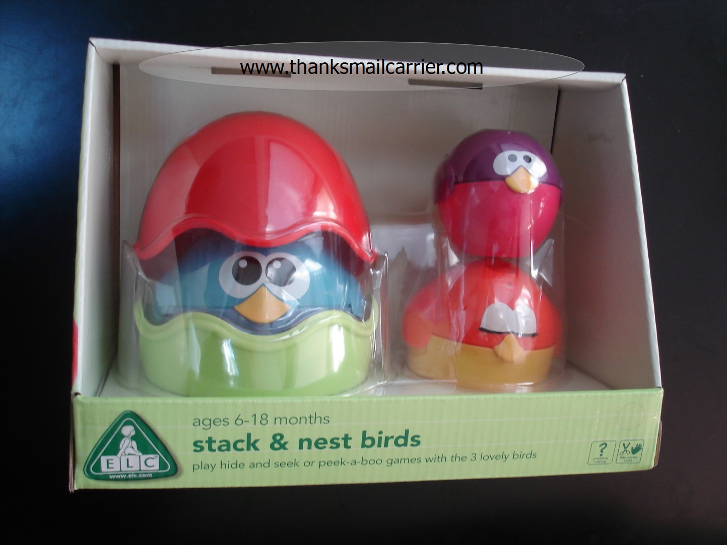 Thanks, Mail Carrier | ebeanstalk.com Nest and Stack Birds {Review}