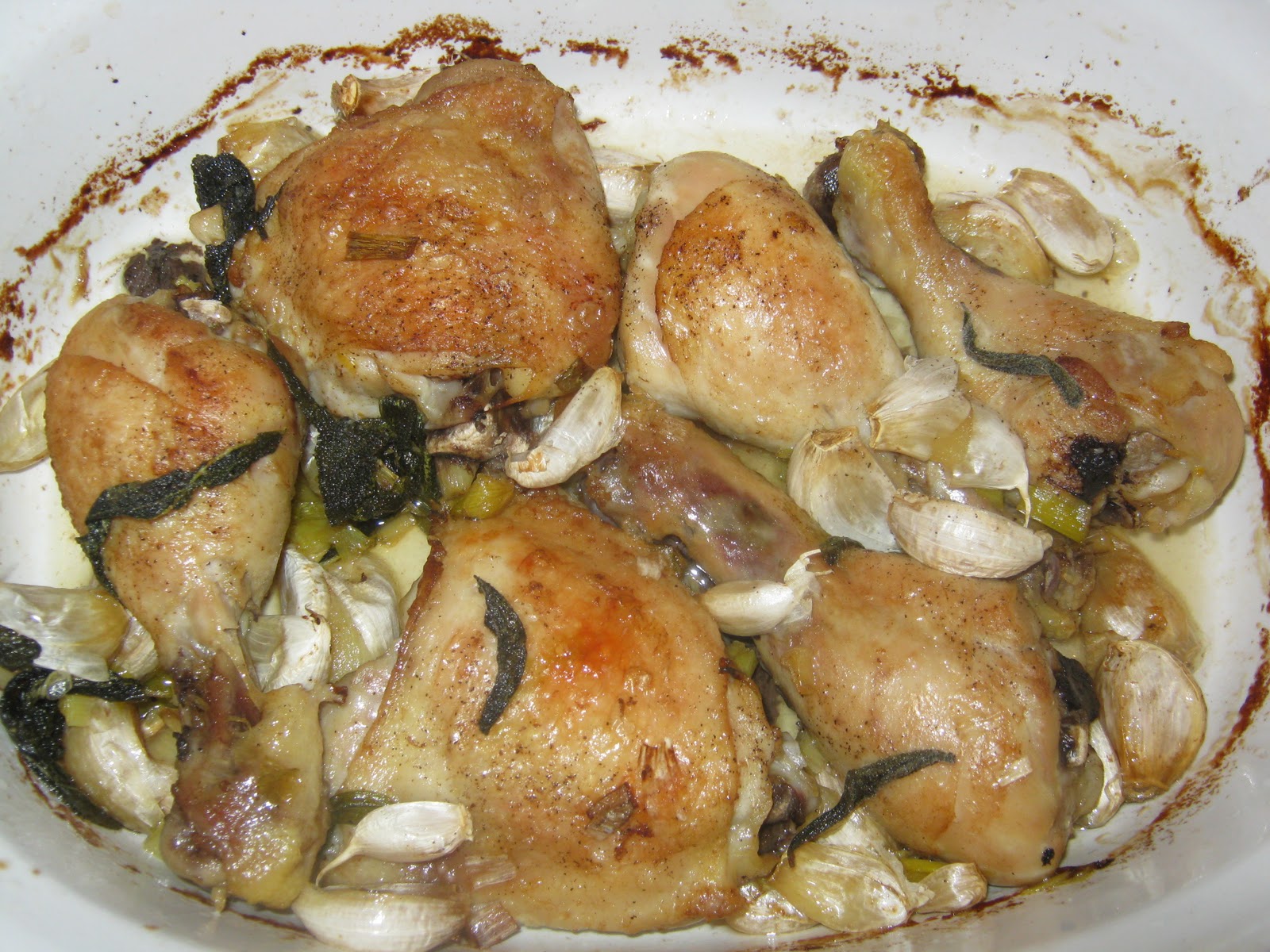 Cooking with Dana: Chicken with 40 cloves of garlic