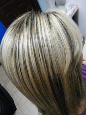 Espaço B de Beleza: Antes e Depois - Mechas Inversas!!