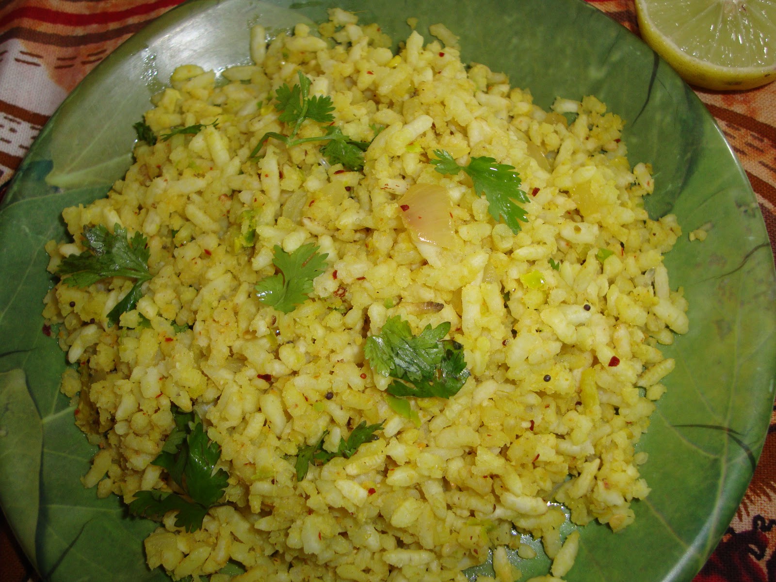 Tickle to your taste buds: Borugulu Upma/Uggani/Puffed rice Upma