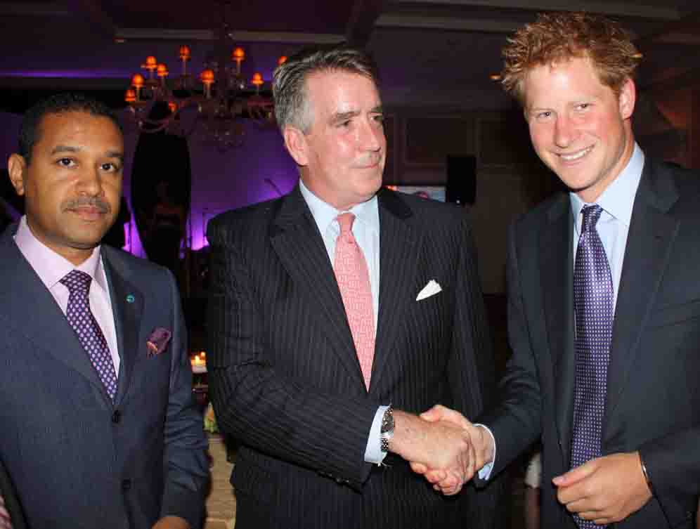 PRINCE HARRY AT GREENWICH COUNTRY CLUB