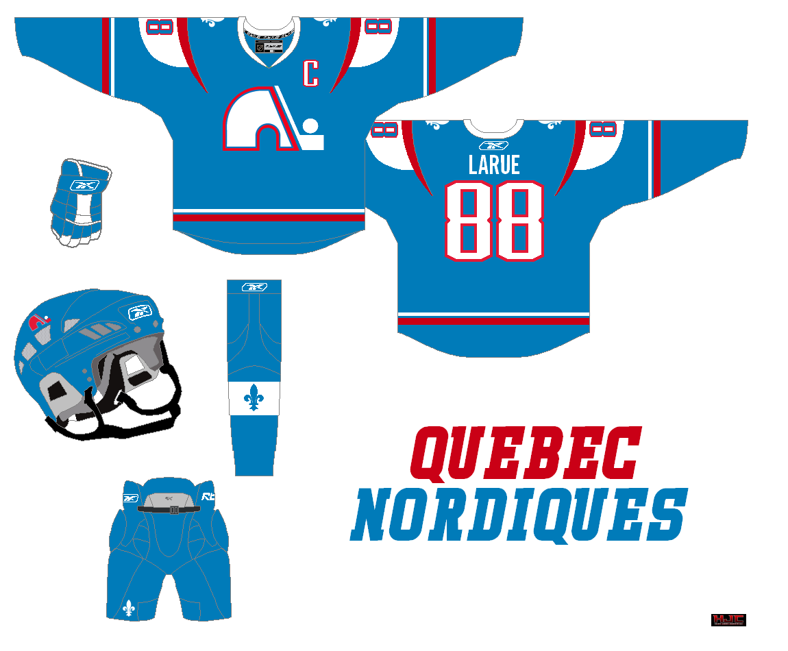 Quebec Nordiques - HockeyJerseyConcepts