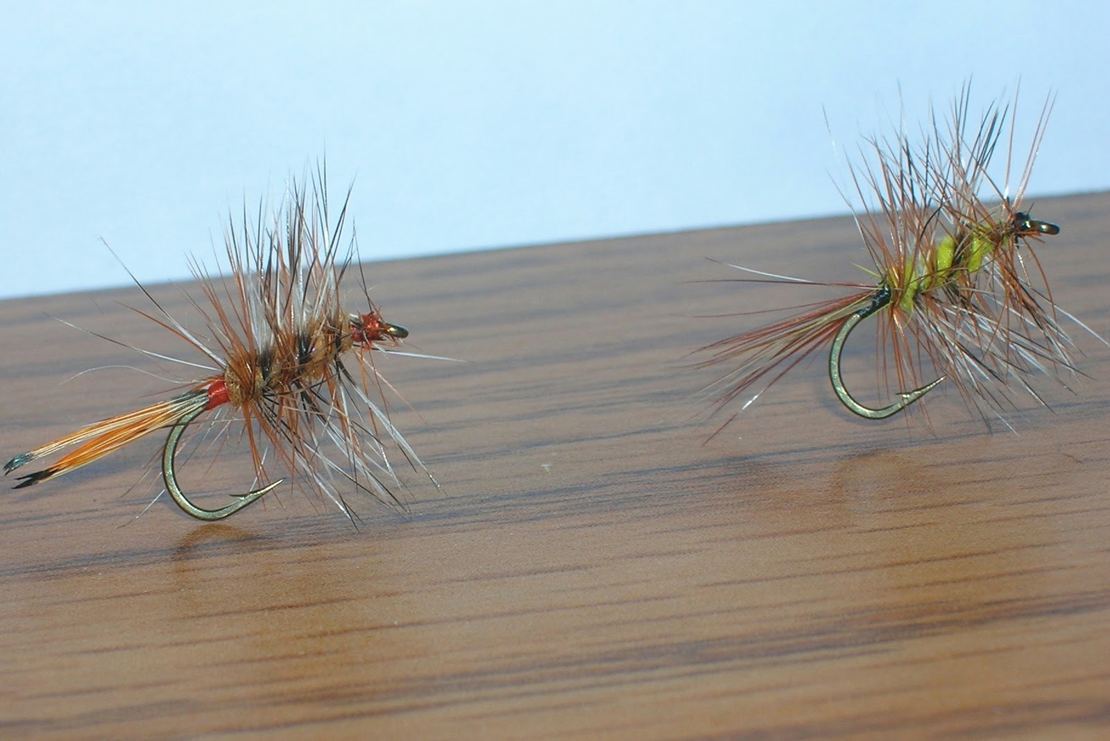 Small Stream Reflections: "Orange Palmer"/ "Yellow Palmer"