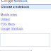 Mobile Google Notebook