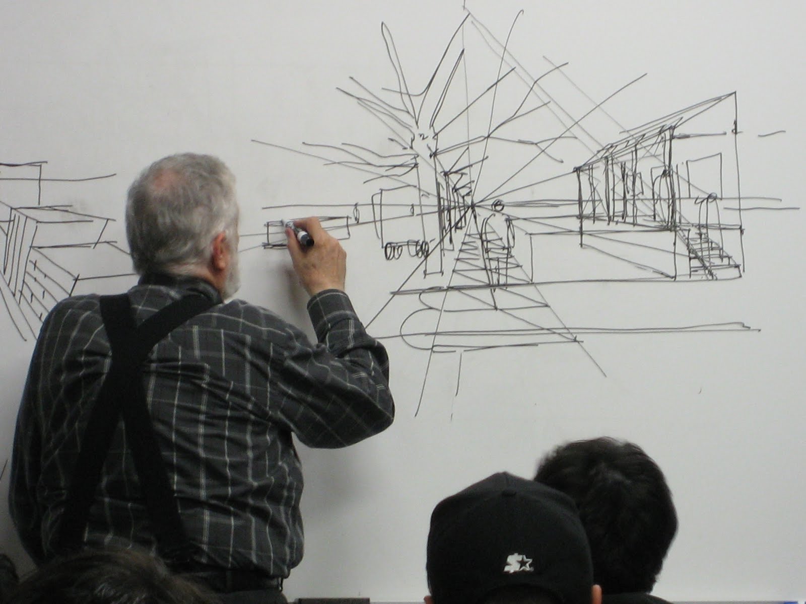 3Kicks Art Studio: Gary Meyer Perspective class - 1st day