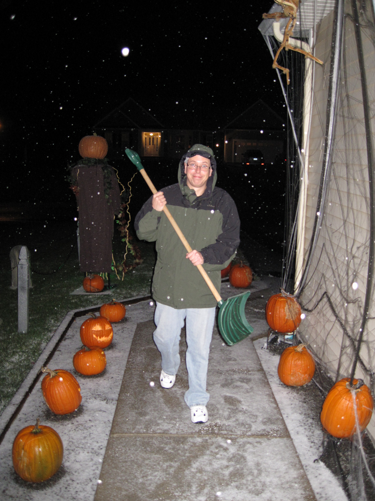 Haunted Eve's Halloween Blog: Halloween 2010 - Cold, Wet, and Snowy