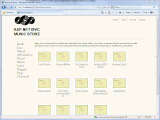 MVC Music Store - Tutorial