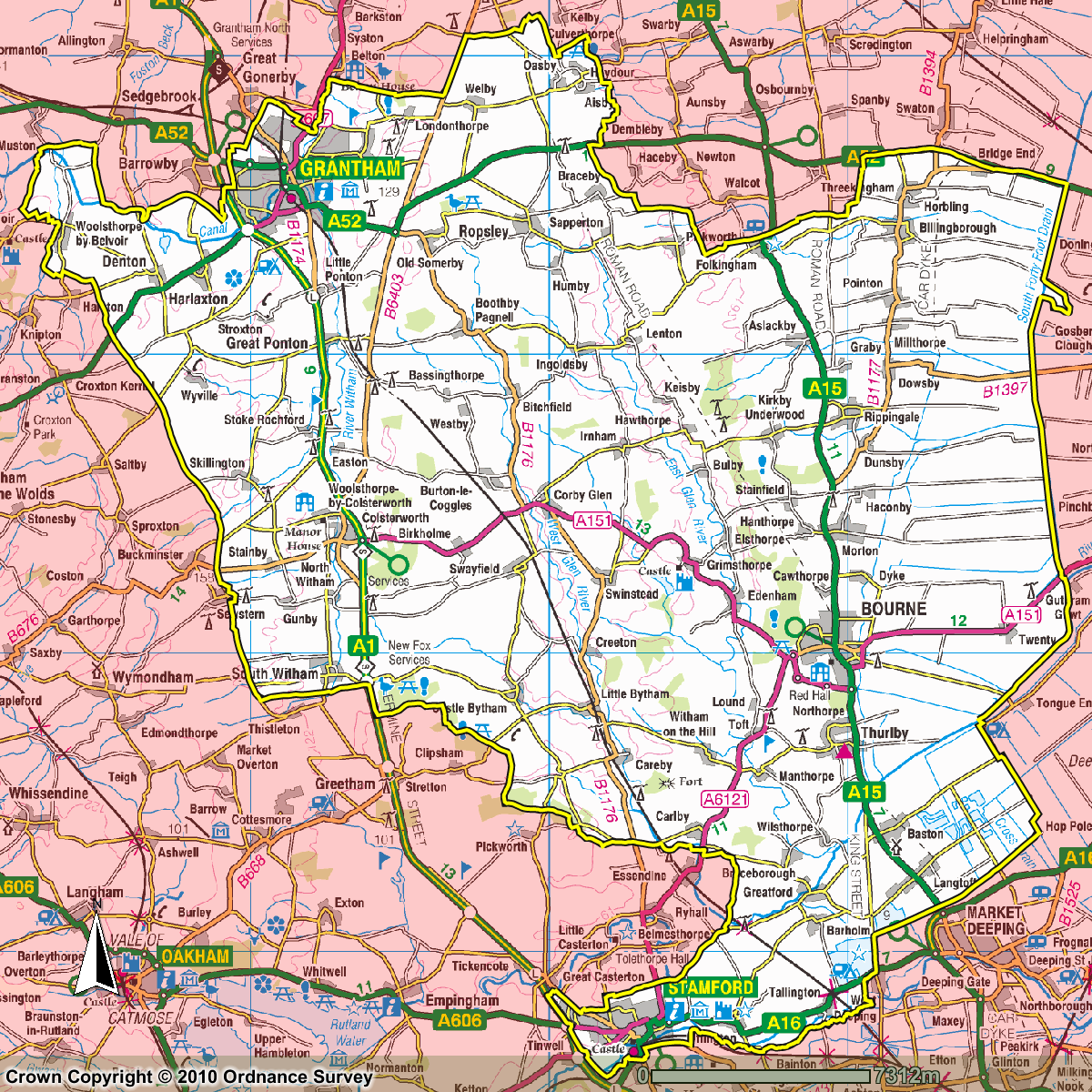Grantham and Stamford constituency map - Are you in? : Harrish ...