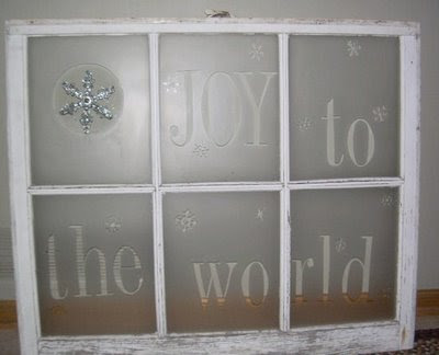 Oodlekadoodle Primitives: Frosted Glass Windows & Candy Bar Cake!!