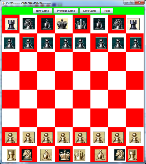 JOHN CHAMDIMBA: CHESS INTERFACE BY JOHN CHAMDIMBA