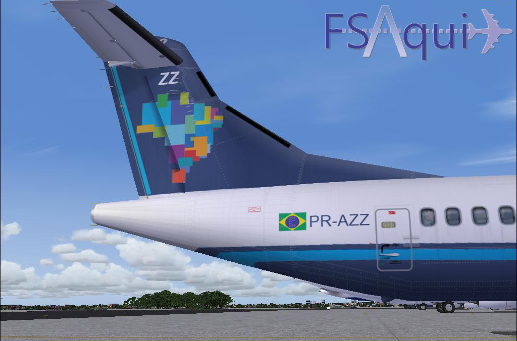 Flight Simulator 2004 Next Generation: [FS9/FSX]Textura Azul PR-AZZ ...