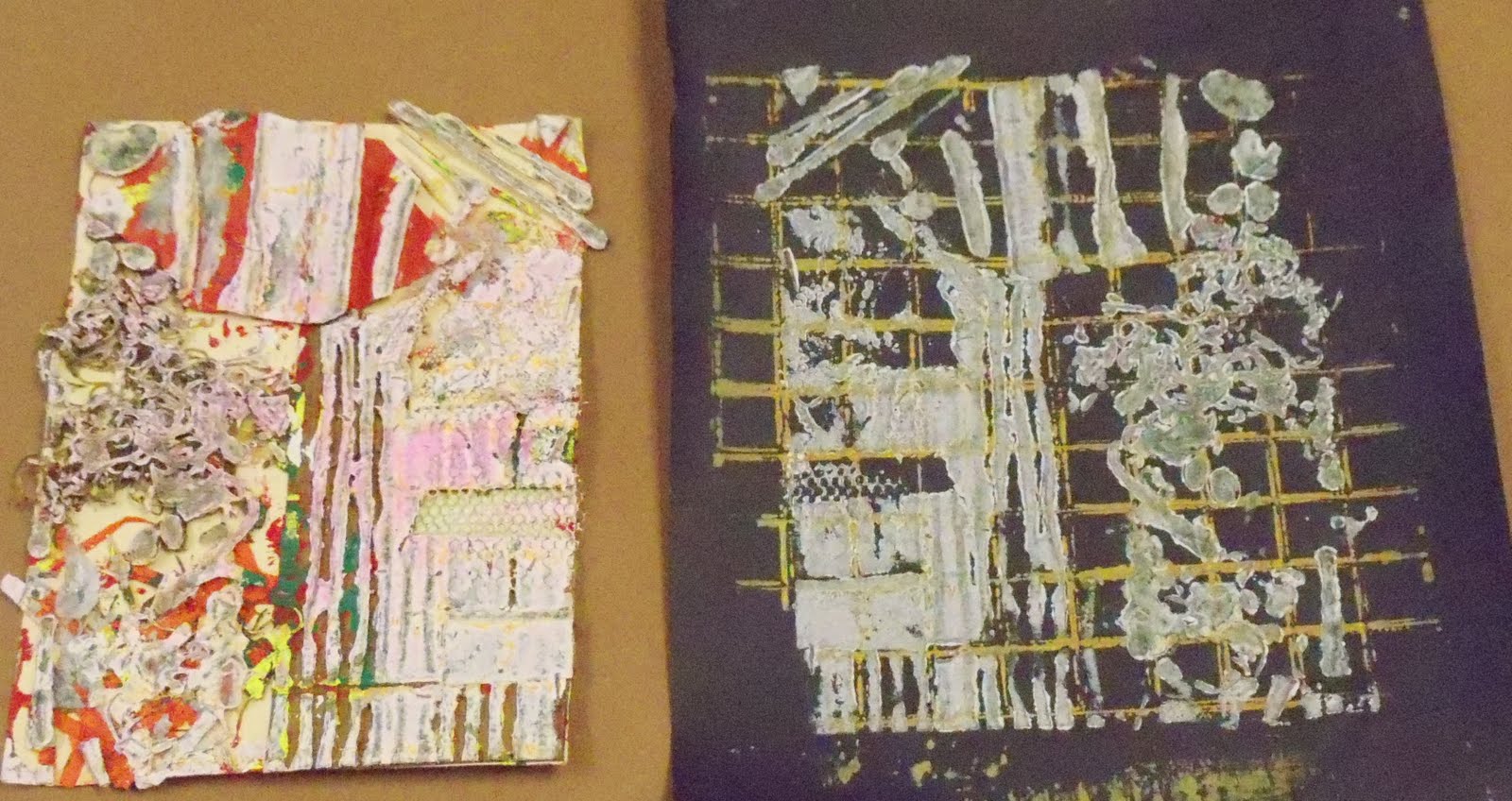 Hands, Head 'n Heart in the Artroom: Collagraphs