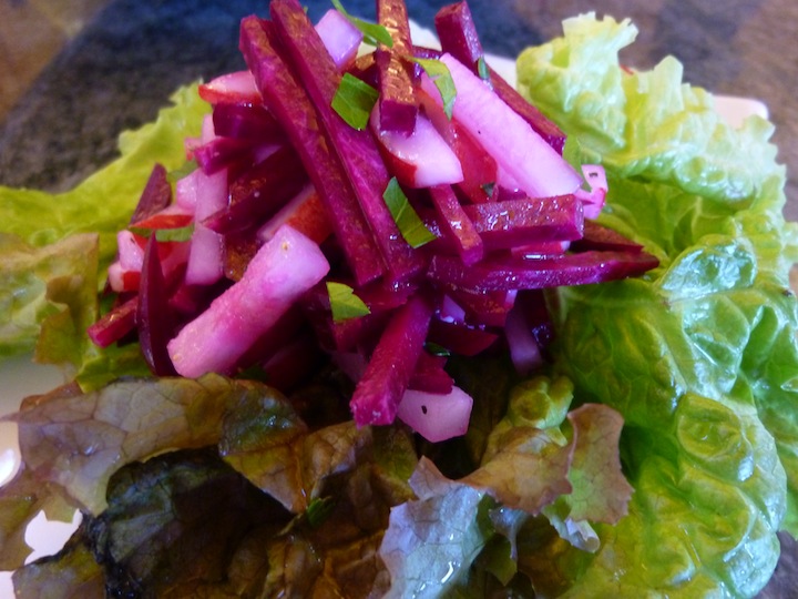 Foods For Long Life: Raw Vegan Beet And Radish Salad With Meyer Lemon ...