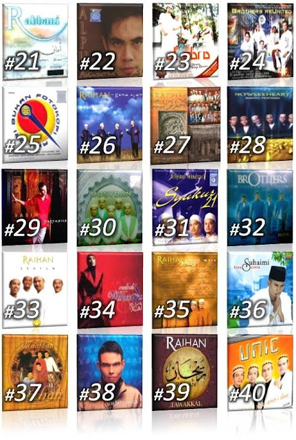 KOLEKSI 50 ALBUM NASYID TERBAIK [PART 2] ~ FENOMENA NASYID Interaktif ...