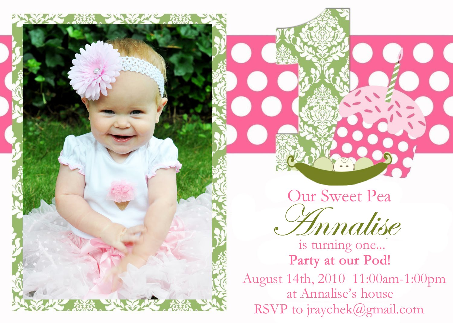 BLAH BLAH BLOGGING: Sweet Pea Birthday Party