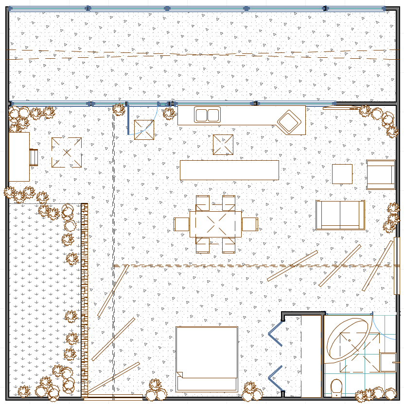 green urban design at zia station: residential module