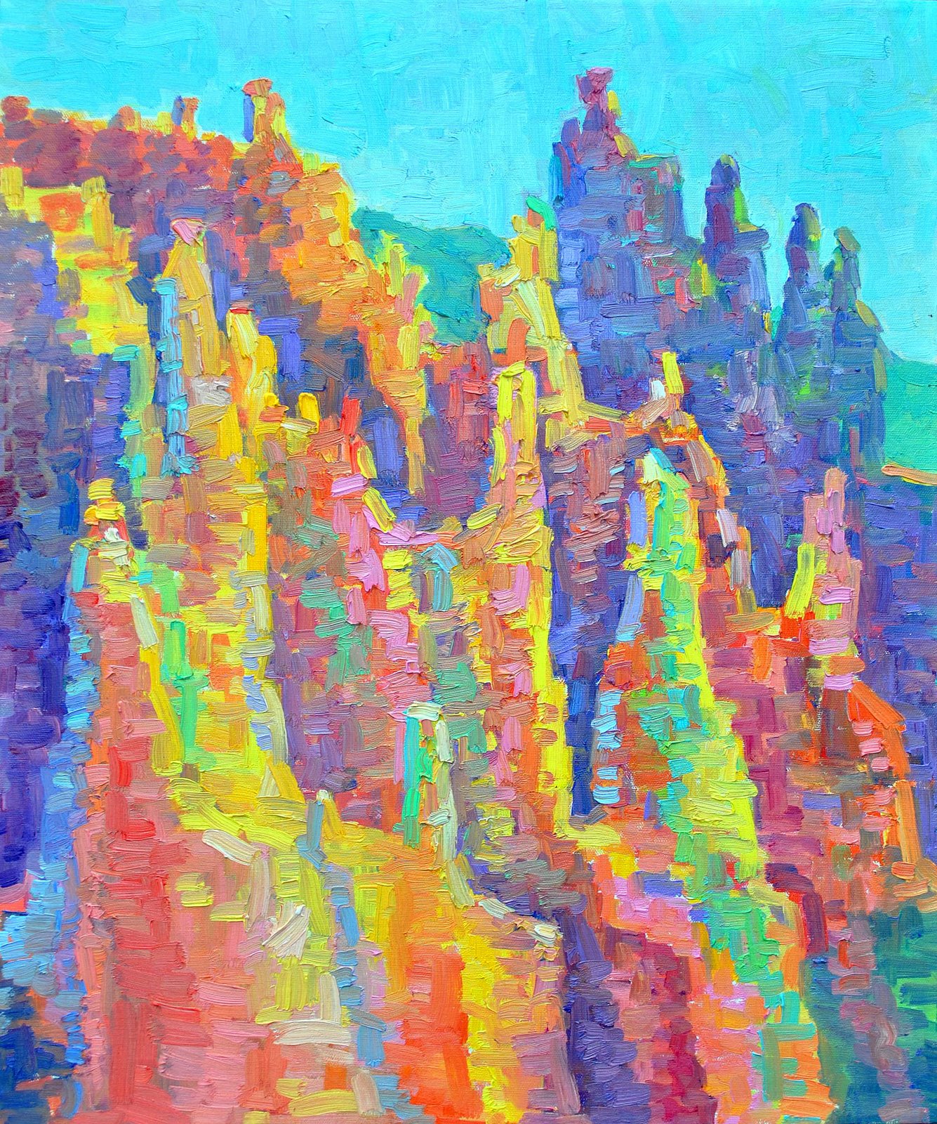 dipping my brush in my soul - jana van wyk: New Painting - Bryce Canyon ...