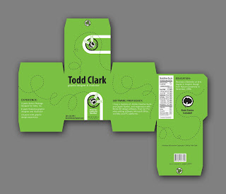 Todd Clark: Box Design (Self Promo Resume Box)