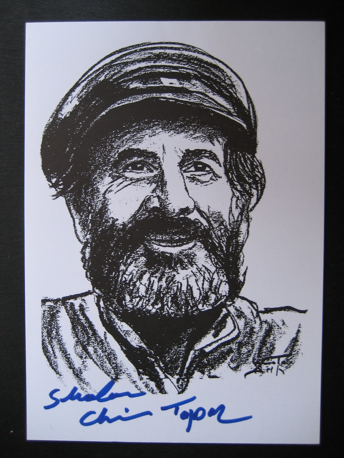 James Bond Collectibles: Autograph: Chaim Topol