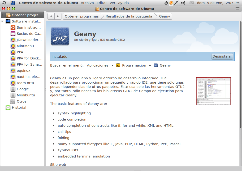 Geany: un ligero y potente editor de texto (IDE)