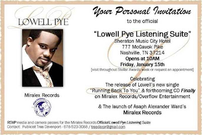 TreaDayPR: Gospel Sensation Lowell Pye to Release “Running Back to You ...