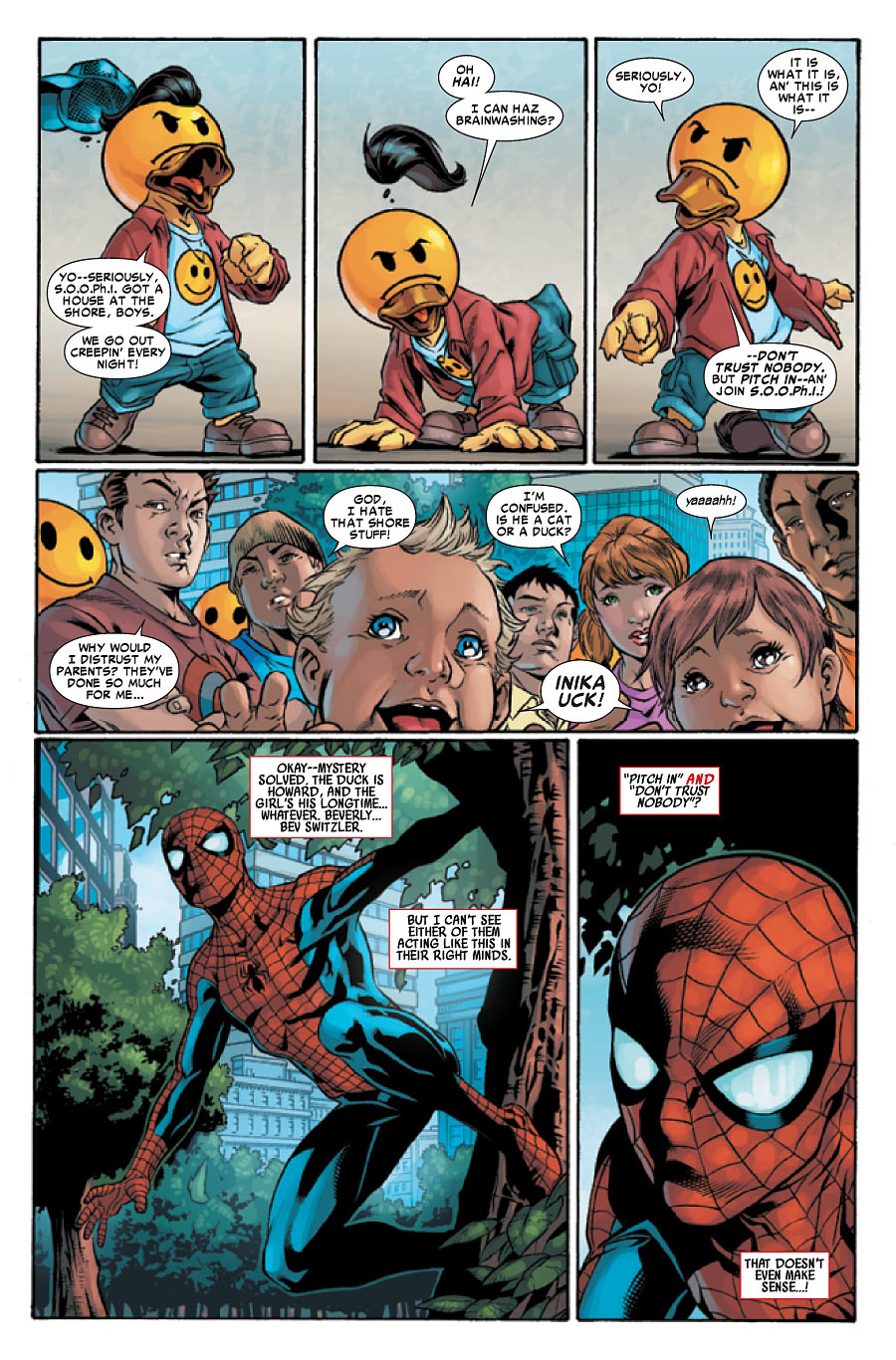 .: HQ Preview-"Spider-Man: Back in Quack #1"