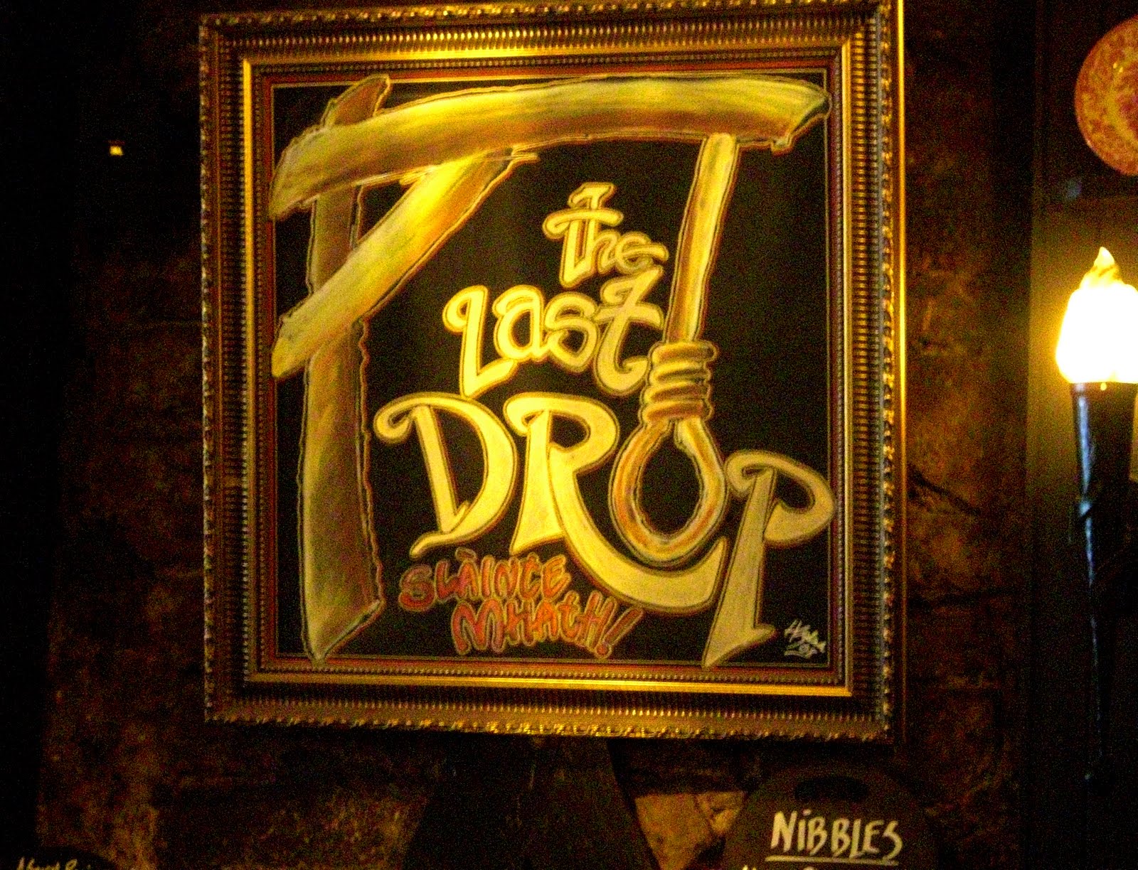 American Writer in London: The Last Drop in Edinburgh