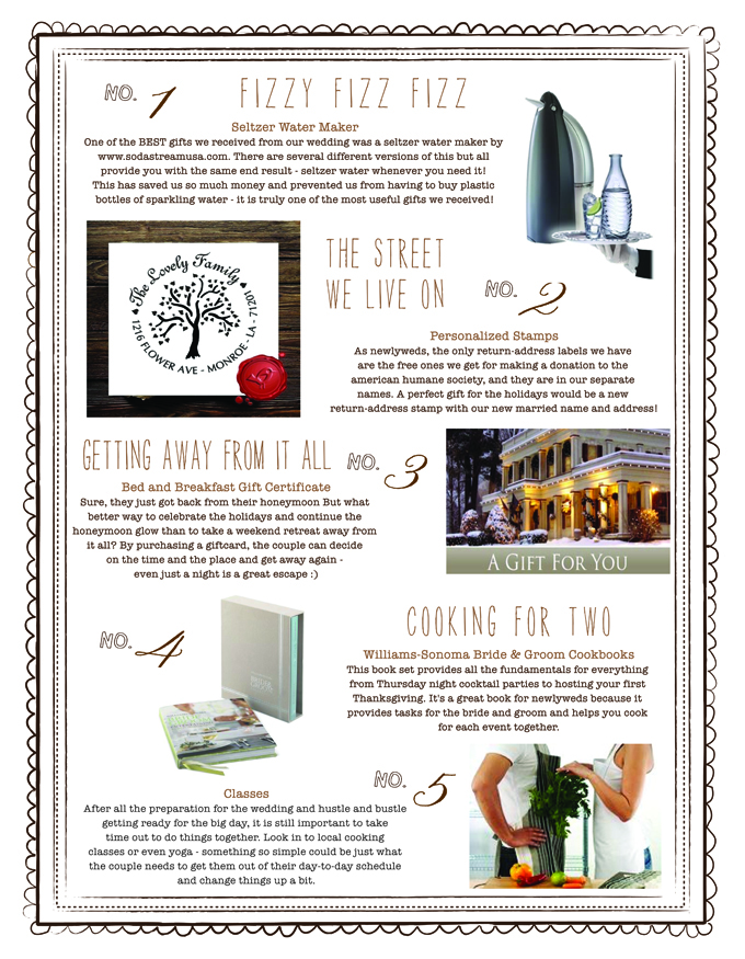 glitter, glue and fireflies: Holiday Gift Guide Day 5 Newlywed by Jacin ...