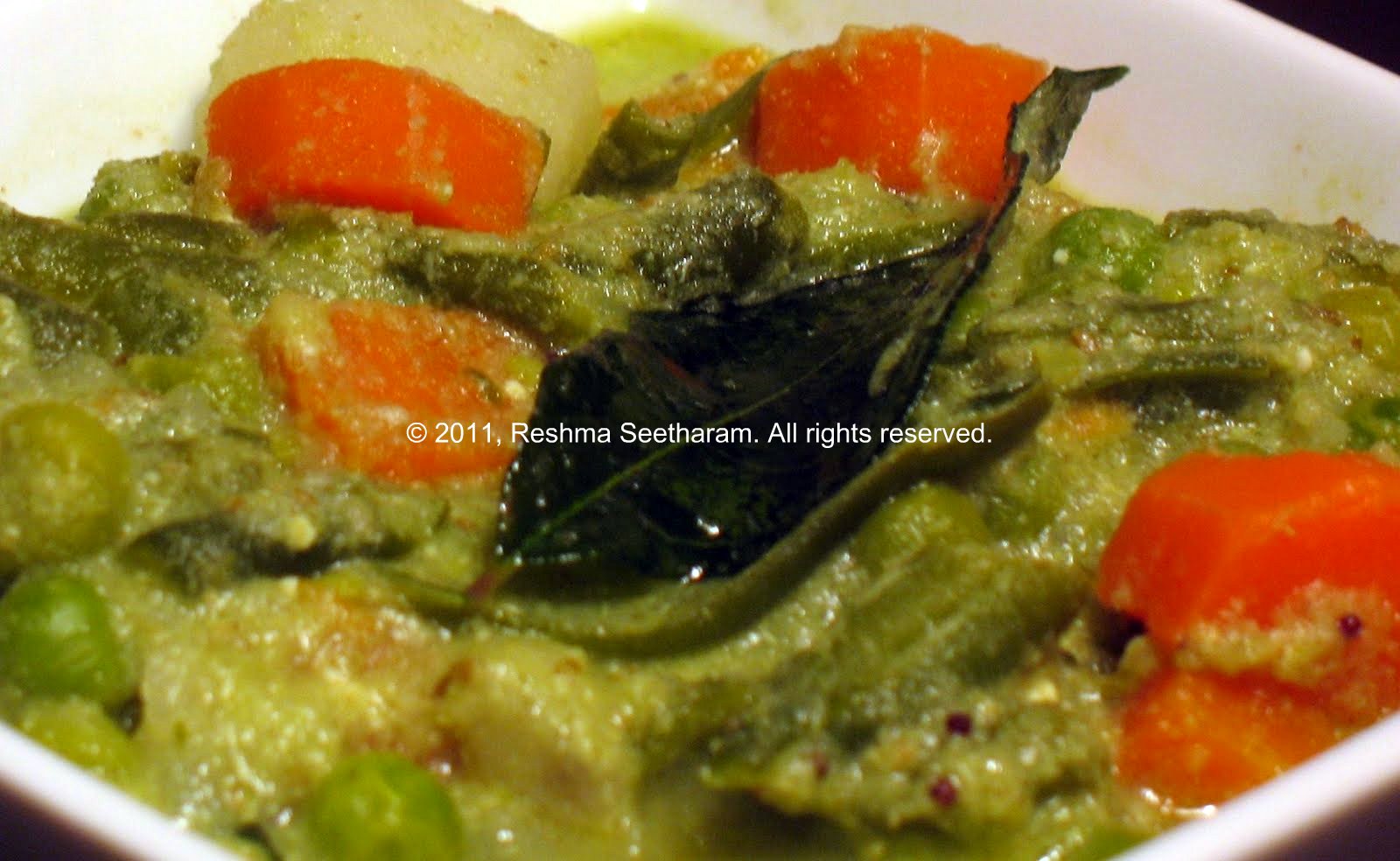 Avial - Curry loaded with veggies and coconut