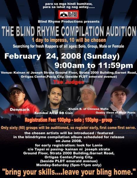 Blind Rhyme Production