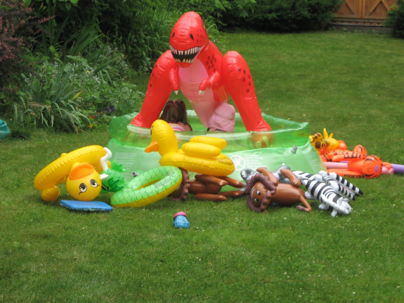 And then you laugh: Swimming Floatie Style