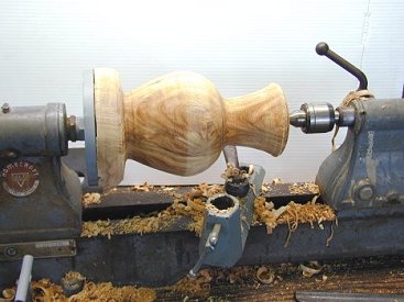 wood lathe: Wood turning work (step by स्टेप)