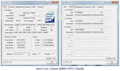 Intel® Processors, Hardware and software spot: Intel Core 2 Quad Q8400 ...